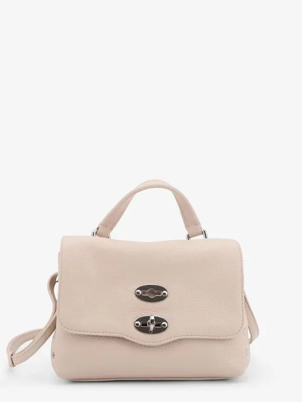 ZANELLATO Postina® S Textured Leather Bag - White