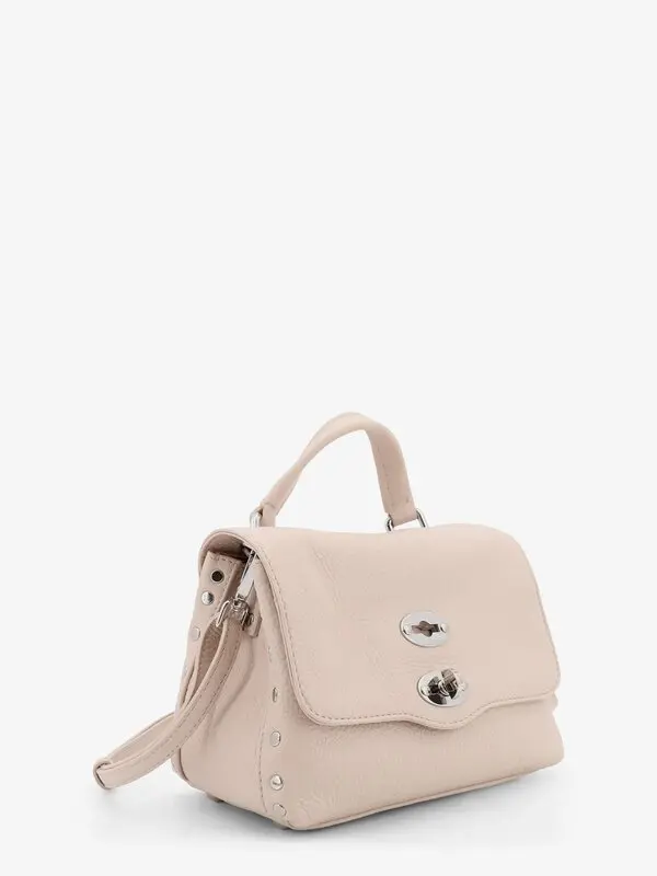 ZANELLATO Postina® S Textured Leather Bag - White