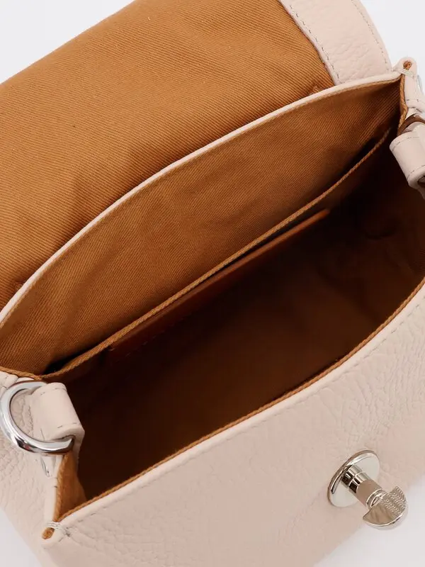 ZANELLATO Postina® S Textured Leather Bag - White