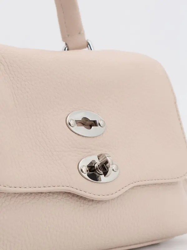 ZANELLATO Postina® S Textured Leather Bag - White