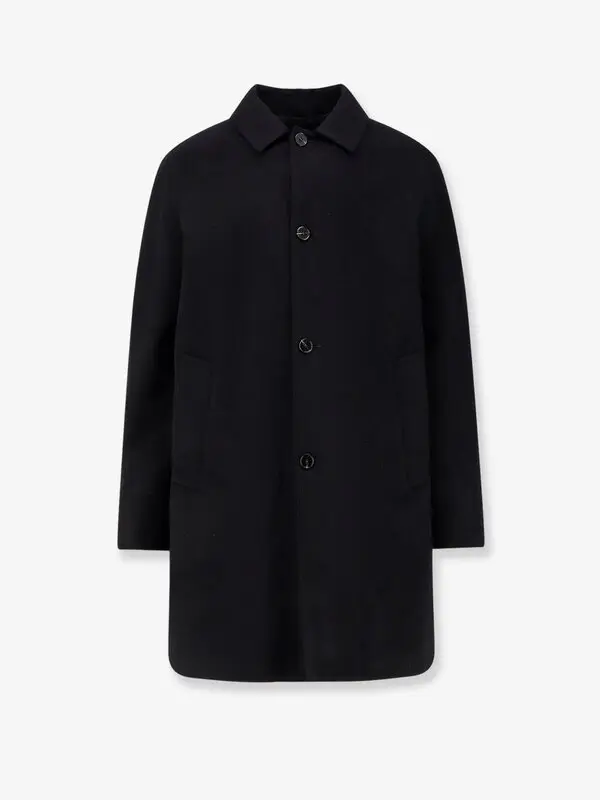 PALTO' Cantuccio Felt Wool Coat With Padded Lining