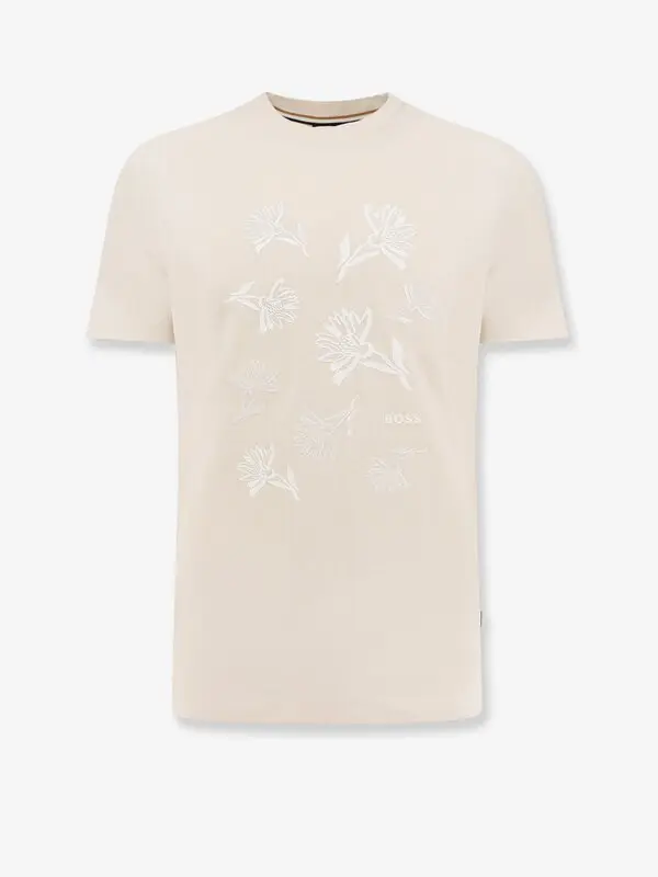 BOSS Cotton Tshirt - Beige