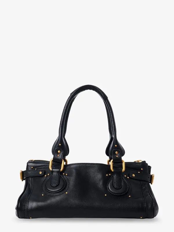 Chloé Paddington Leather Handbag - Black
