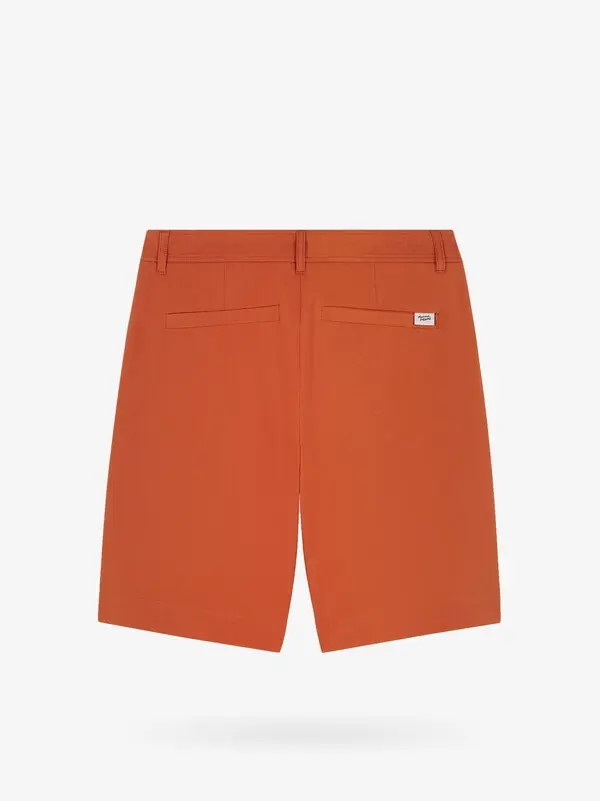 Maison Kitsuné Cotton Bermuda Shorts With Logo