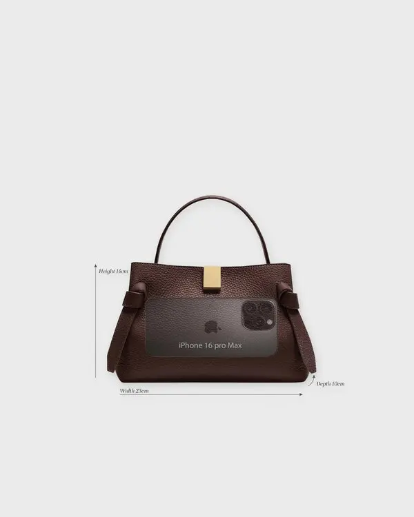 Yuzefi Embossed Leather Mini Top Handle Bag - Snake
