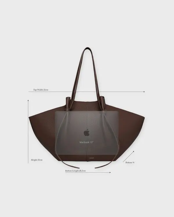Yuzefi Large Mochi Pebble Grain Shoulder Bag