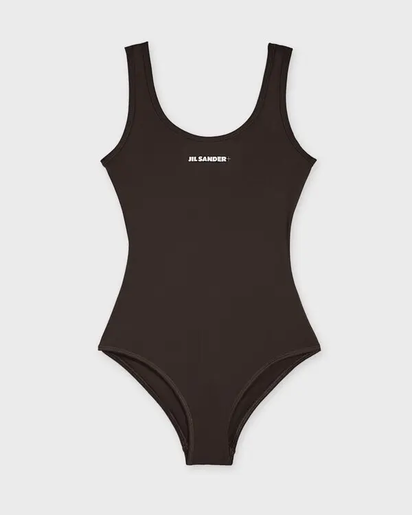 JIL SANDER Swimsuit With Logo - Earth