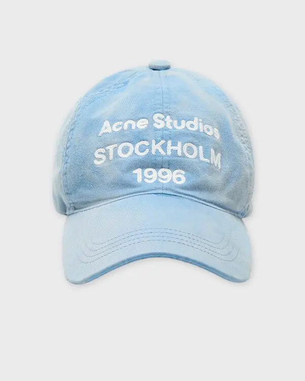Acne Studios Embroidered Logo Cap - Light Blue