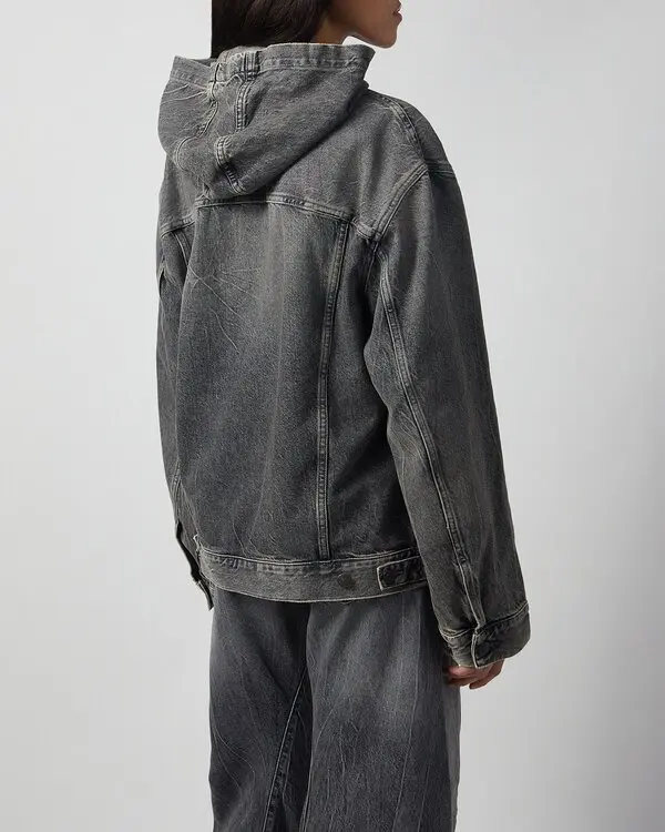 Acne Studios Hooded Denim Jacket