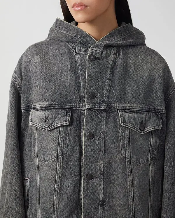 Acne Studios Hooded Denim Jacket