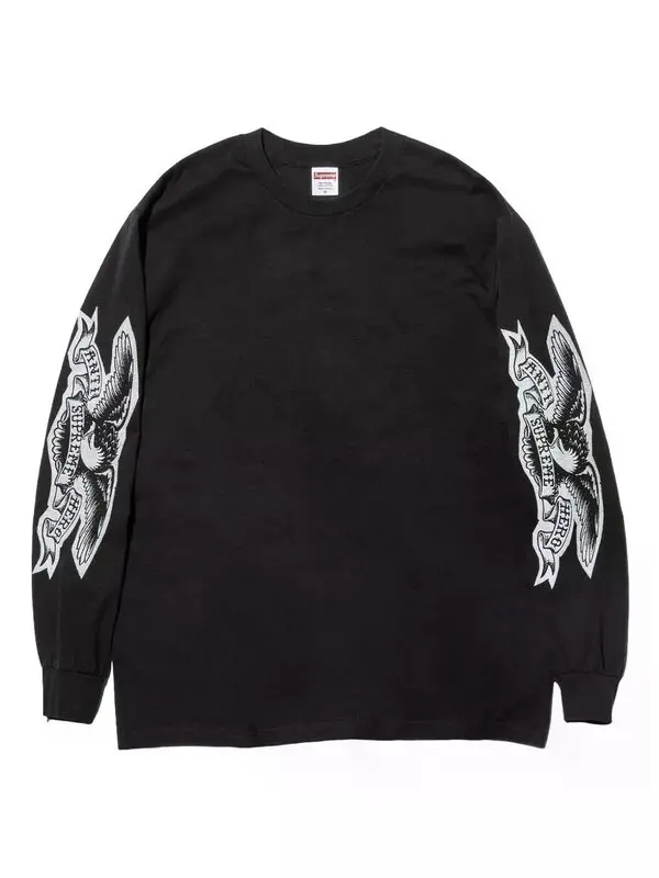 Supreme Antihero® Eagle Long-sleeves T-shirt - Black