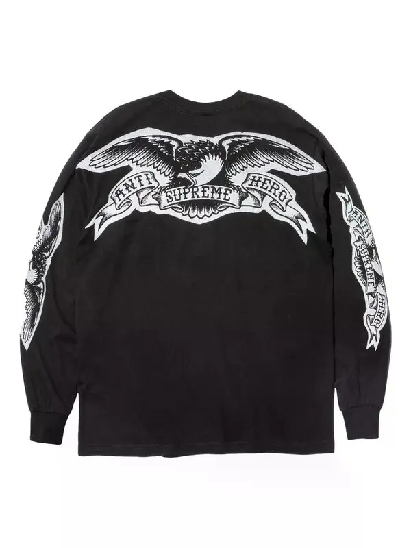Supreme Antihero® Eagle Long-sleeves T-shirt - Black