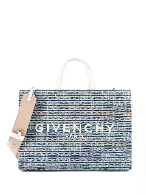 Givenchy 4g Denim Medium Tote Bag
