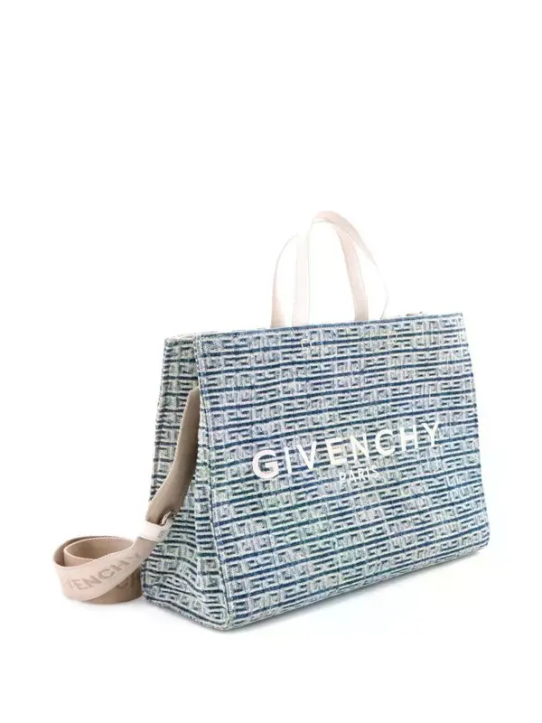 Givenchy 4g Denim Medium Tote Bag