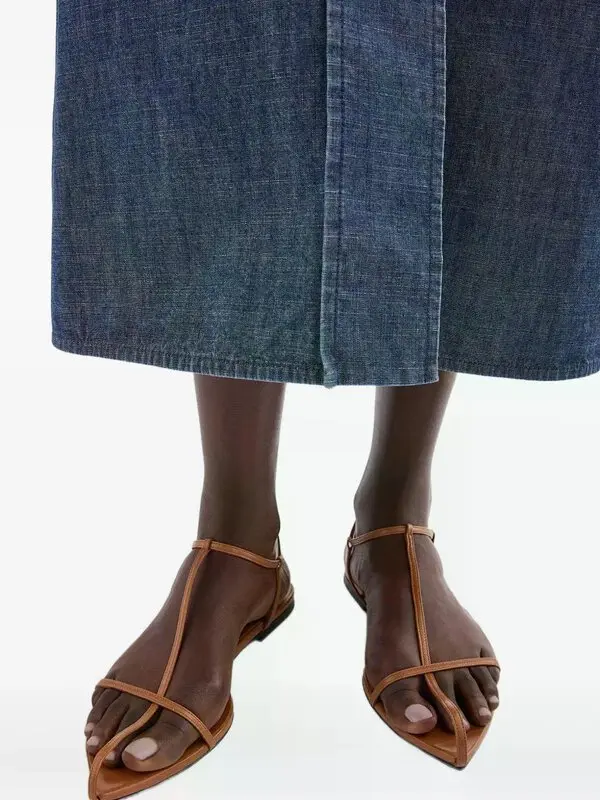 JIL SANDER Cage Sandals - Brown