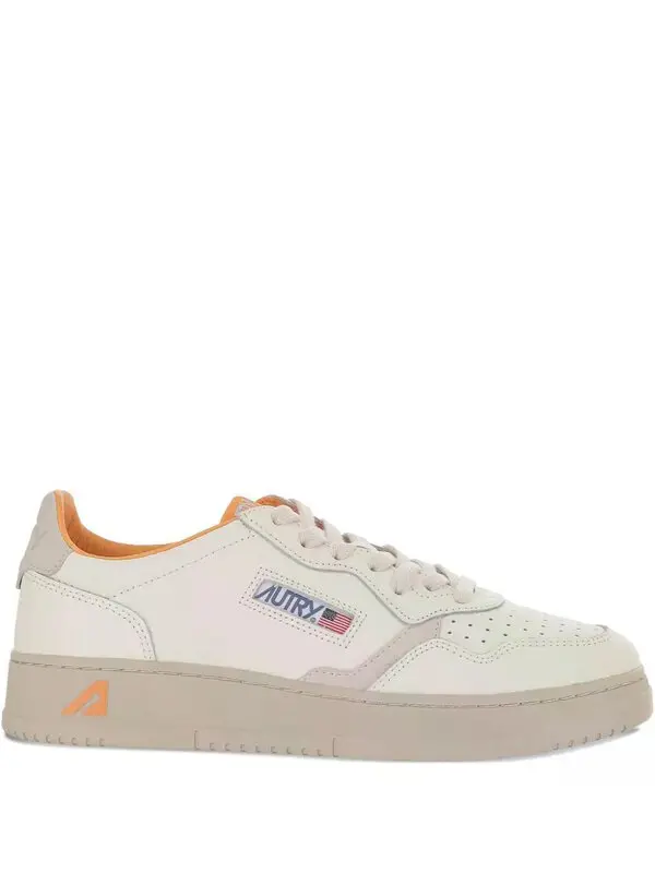 AUTRY Medalist Perforated Suede Insert Sneakers - Neutrals