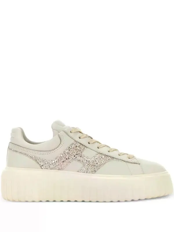 Hogan 40mm Logo-detail Platform Sneakers - Neutrals