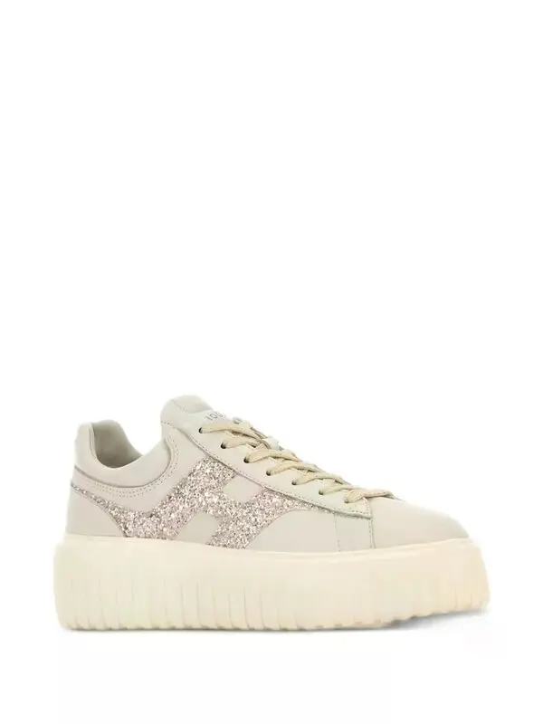 Hogan 40mm Logo-detail Platform Sneakers - Neutrals