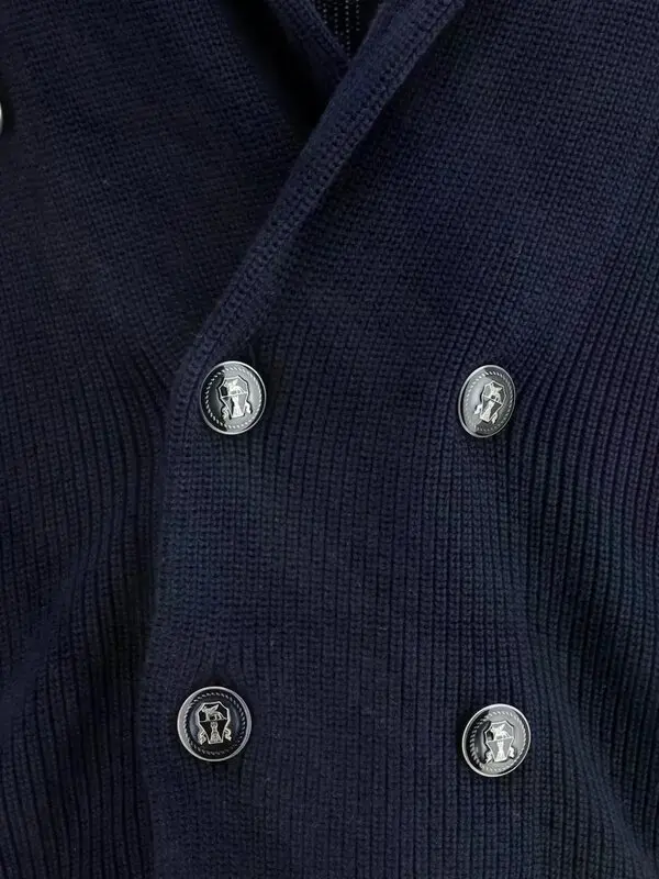 Brunello Cucinelli Shawl-collar Double-breasted Cardigan