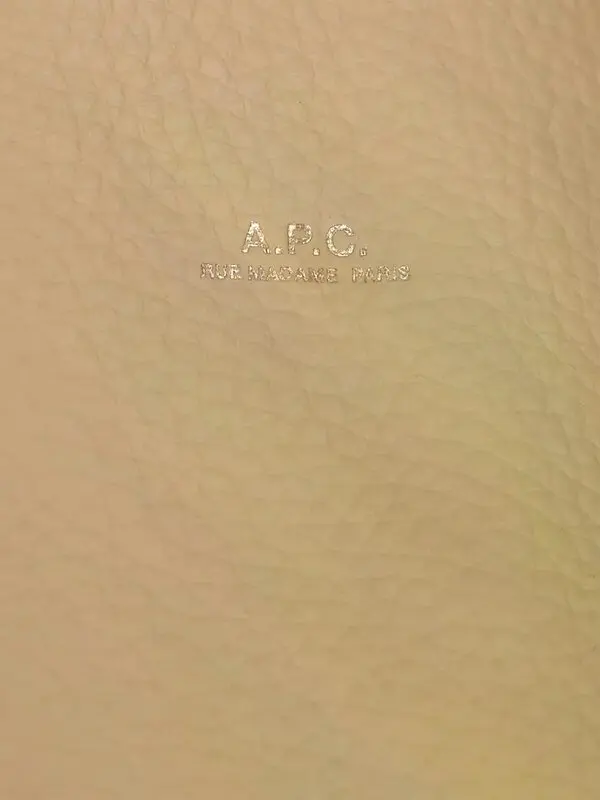 A.p.c. Leather Tote Bag - Neutrals