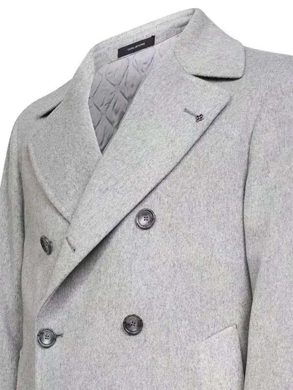 Tagliatore Double-breasted Coat - Grey