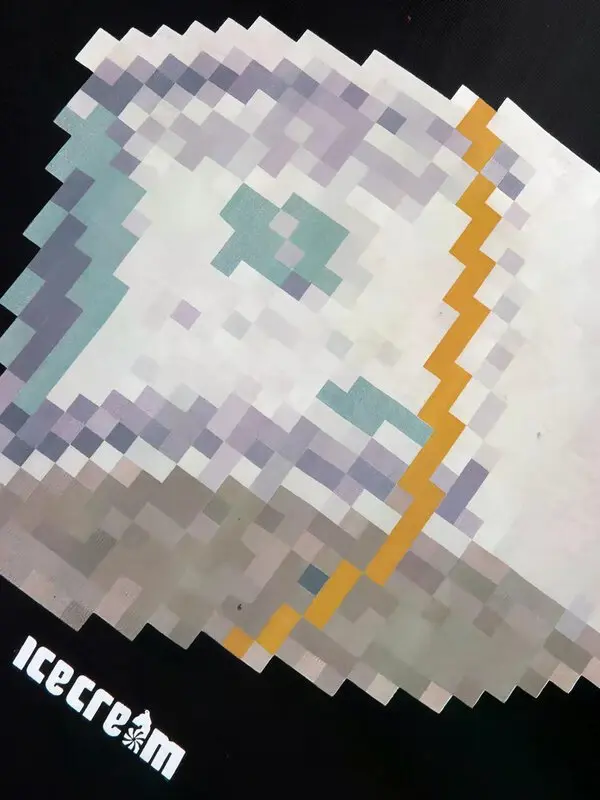 ICECREAM Pixel-print T-shirt