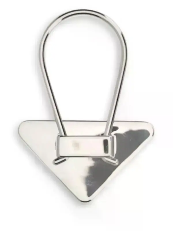 Prada Triangle-logo Keyring