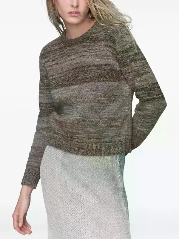 MAISON MARGIELA Striped Crew-neck Sweater