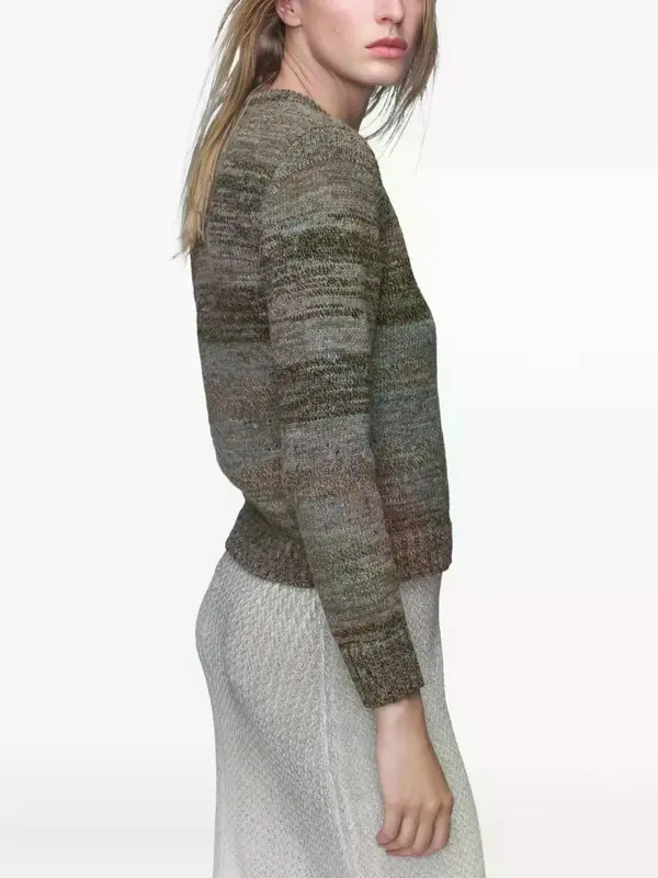 MAISON MARGIELA Striped Crew-neck Sweater