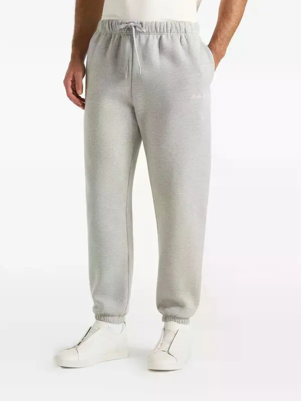 Manière De Voir Alistair Logo-embroidery Track Pants - Grey