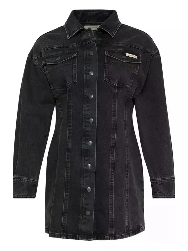 Calvin Klein Denim Mini Shirt Dress