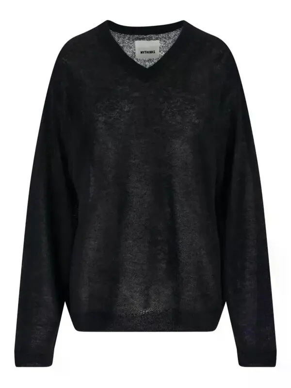 MYTHINKS V-neck Pullover