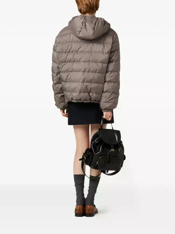 Miu Miu Hooded Down Jacket