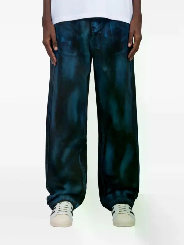 ARTE ANTWERP Paint Splatter Straight Leg Jeans