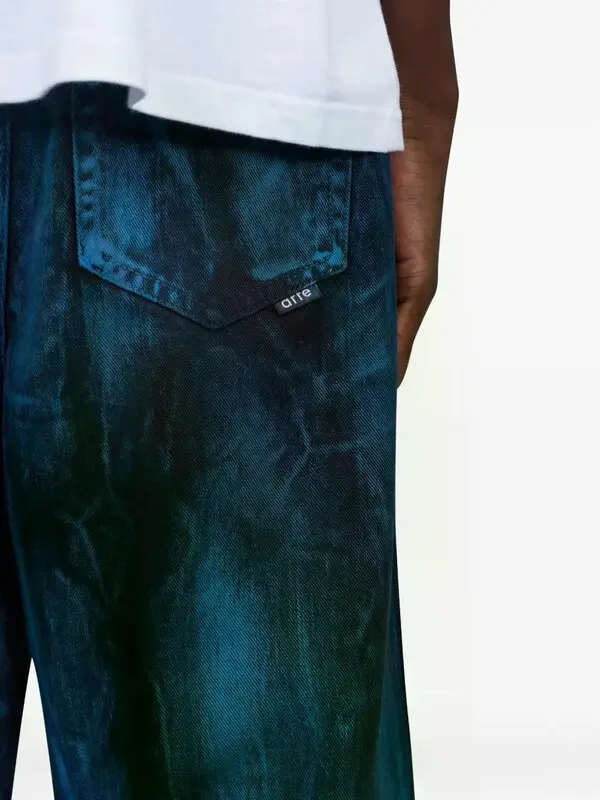 ARTE ANTWERP Paint Splatter Straight Leg Jeans