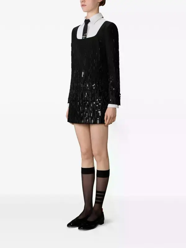Thom Browne Sequined Mini Dress
