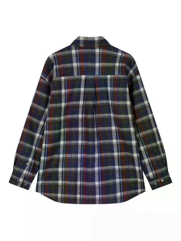 STUDIO TOMBOY Checkered Wool Shirt