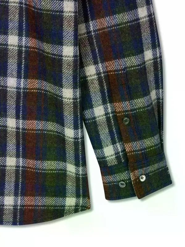 STUDIO TOMBOY Checkered Wool Shirt