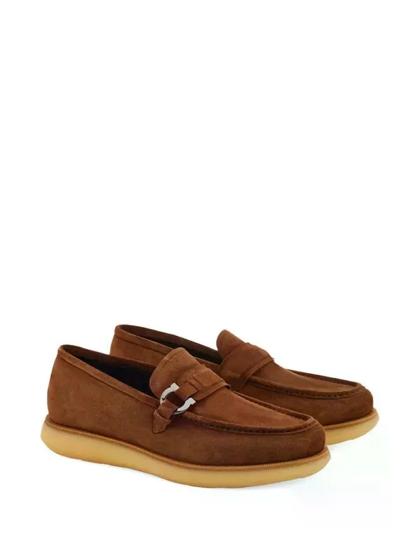 FERRAGAMO Gancini-plaque Loafers