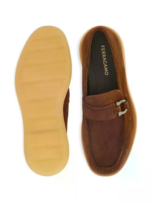 FERRAGAMO Gancini-plaque Loafers