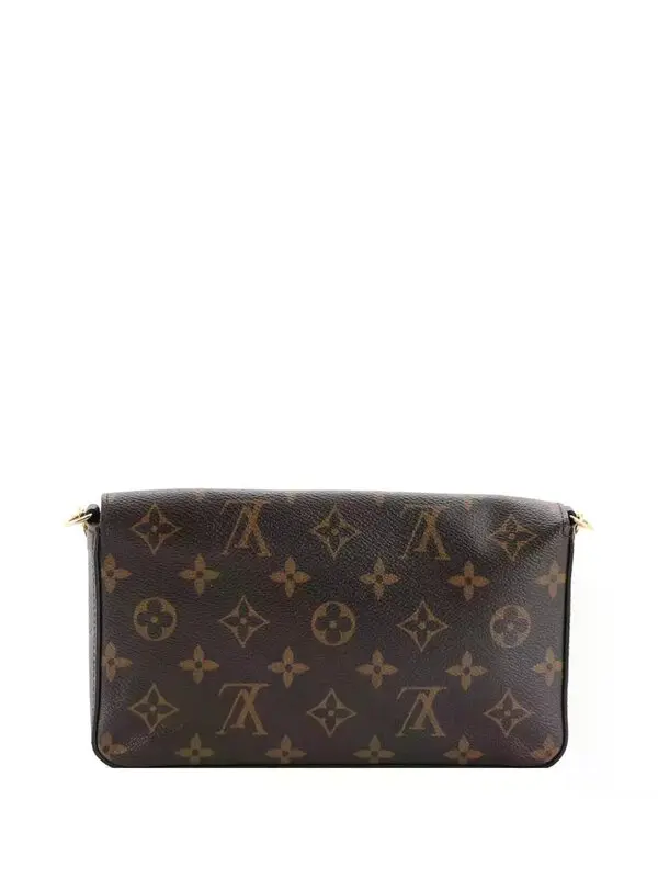 LOUIS VUITTON Felicie Pochette Monogram Canvas Crossbody Bag - Brown