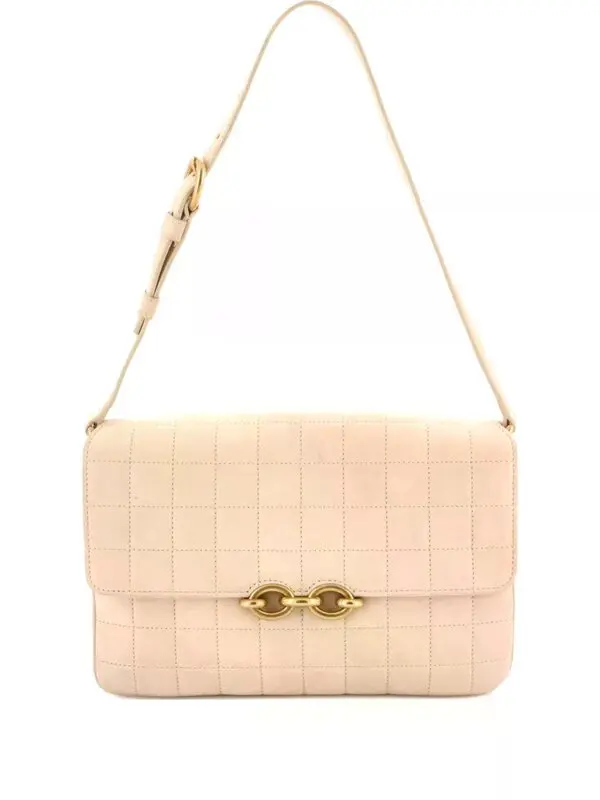 Saint Laurent Le Maillon Quilted Leather Medium Shoulder Bag