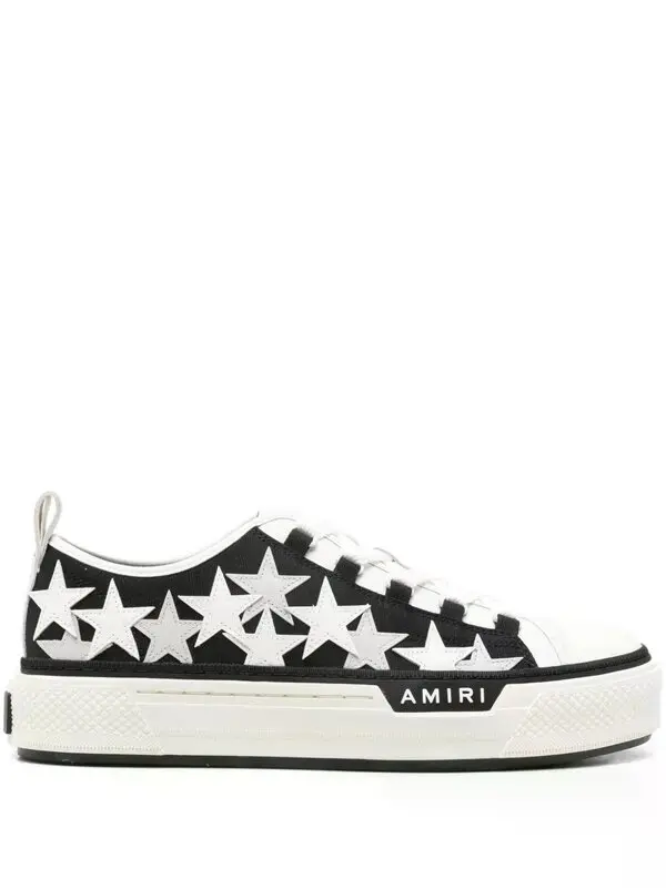 Amiri Star Appliqué Court Low Top Sneakers