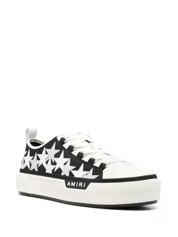 Amiri Star Appliqué Court Low Top Sneakers