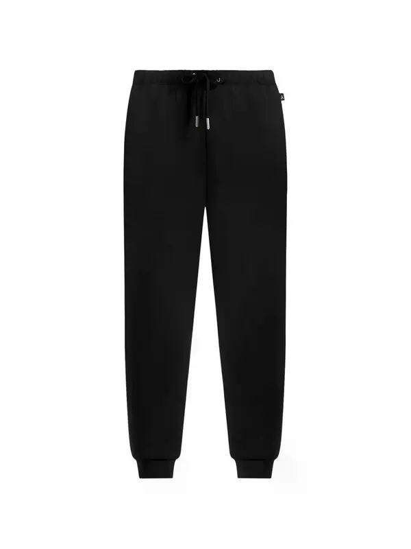 Manière De Voir Dion Tapered-fit Elasticated-cuffs Track Pants - Black