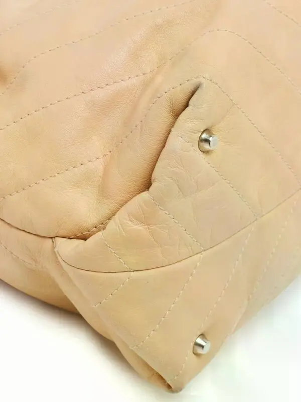 Furla Chevron-pattern Leather Tote Bag