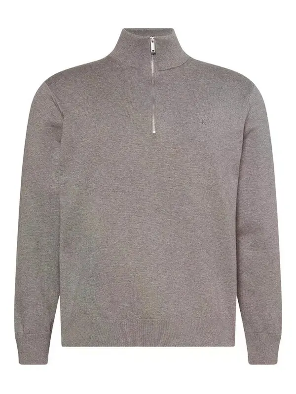 Calvin Klein Zip-fastening Sweater - Grey