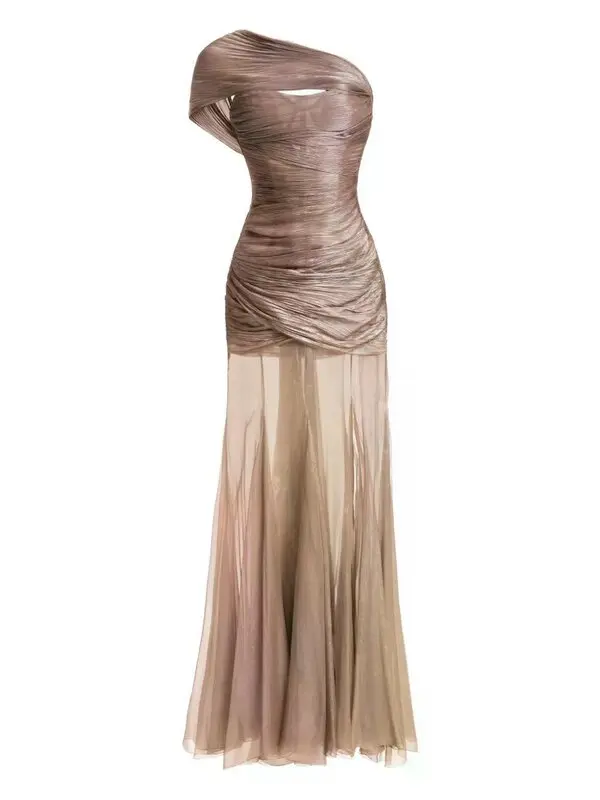 MARIA LUCIA HOHAN One-shoulder Maxi Dress
