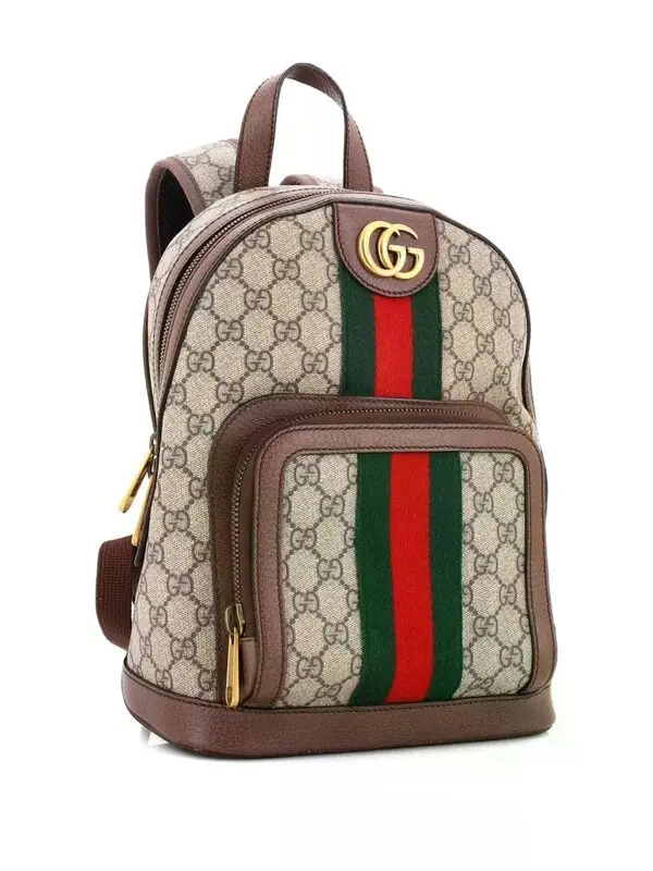 Gucci Ophidia Gg Coated Canvas Medium Backpack