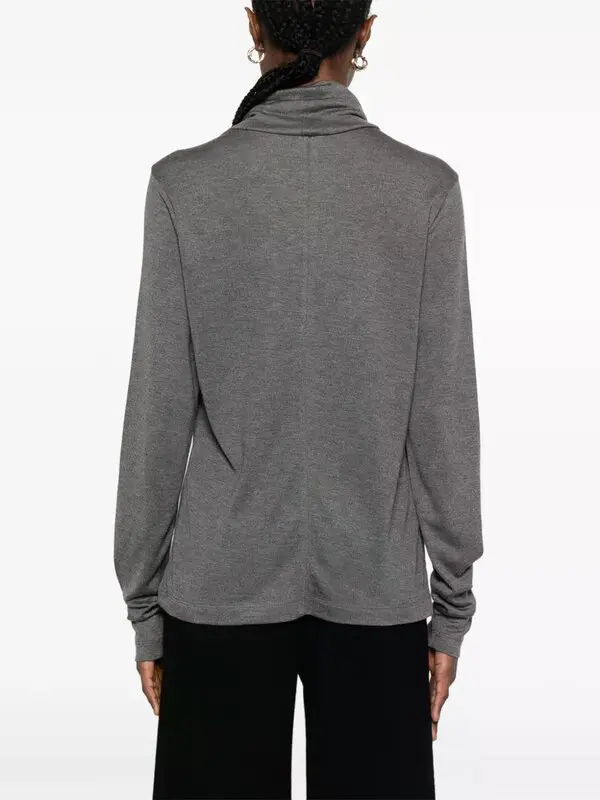 Marc O'polo Long-sleeve Turtleneck Top - Grey